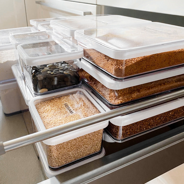 Decanting groceries: Which storage containers do I need and what fits ...